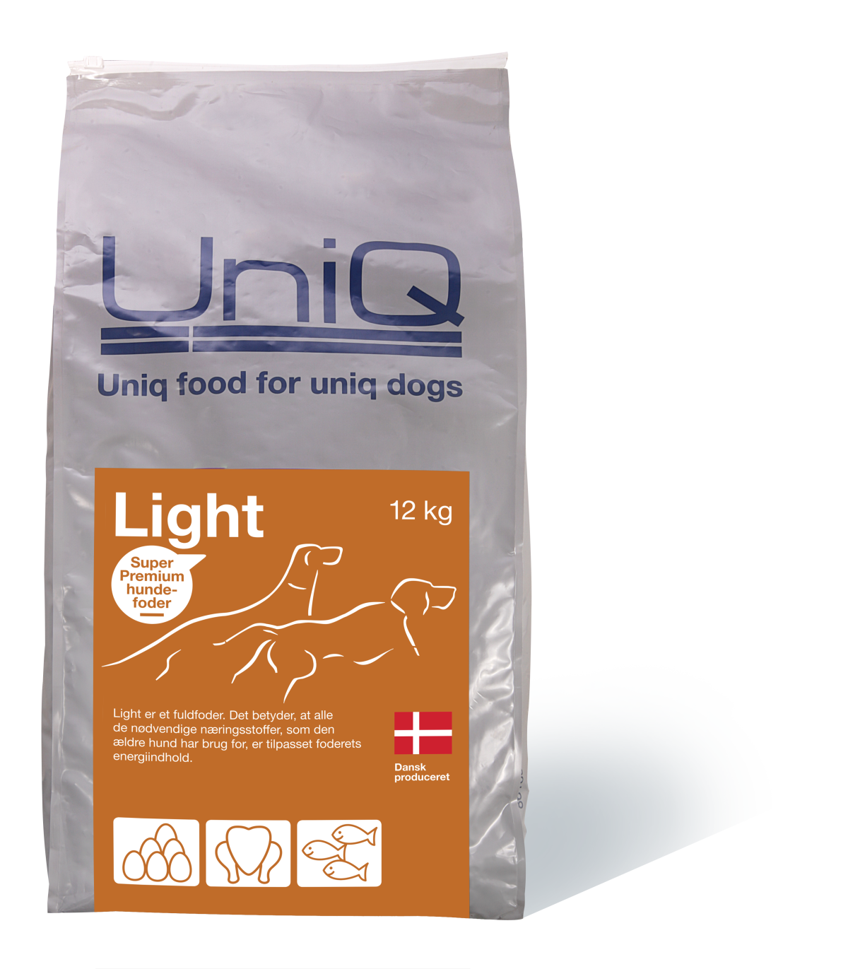 UniQ Light - hundefoder til senior og ældre hunde. Dansk produceret ...
