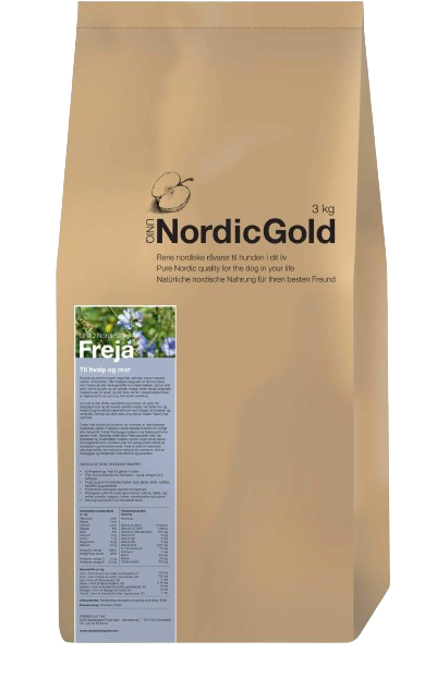 UniQ Nordic Gold Freja hvalpefoder m. kylling og fisk - uden korn ...